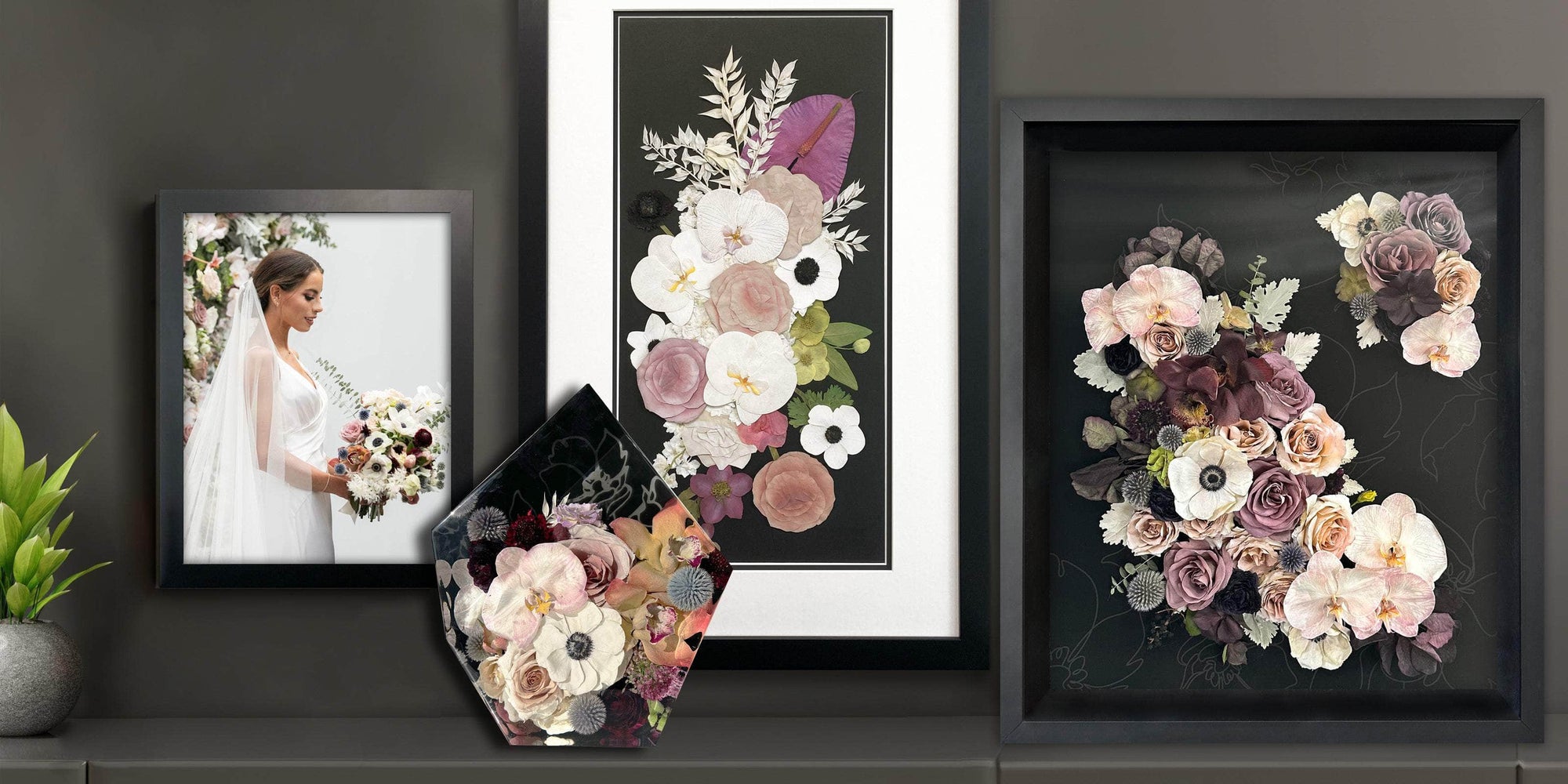 Wedding Bouquet Preservation Art - dbandrea